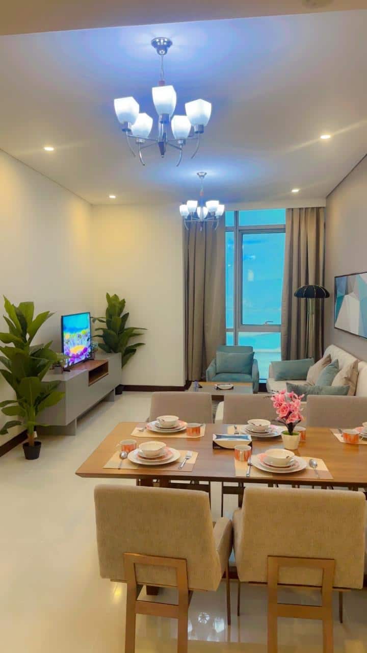 Luxury 3bd Apartment W/ Sea View - Manama