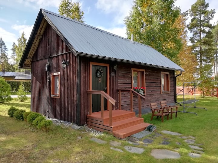 Viehättävä Hirsimökki Keskellä Vuokatin Palveluja - Vuokatti