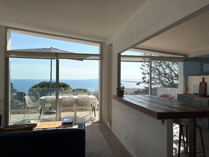 Maison Sète Mt St Clair 4 Ch. Piscine Et Vue Mer - Frontignan
