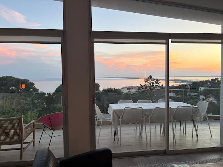 Maison Sète Mt St Clair 4 Ch. Piscine Et Vue Mer - Sète