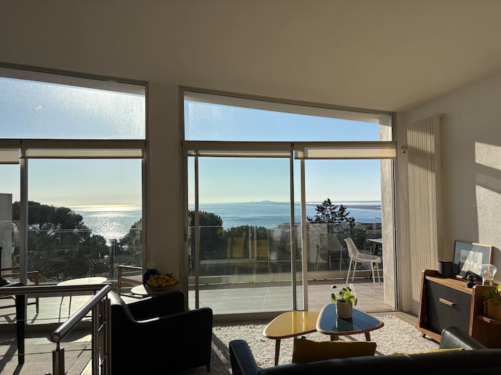 Villa Mont St Clair à Sète, Vue Mer Et Piscine - Sète