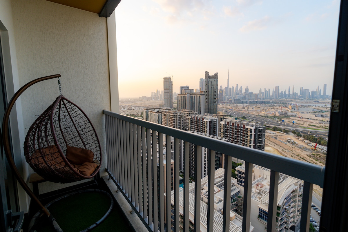 Prime 1BR à The Crest | Burj Khalifa Skyline - Appartements à louer à ...