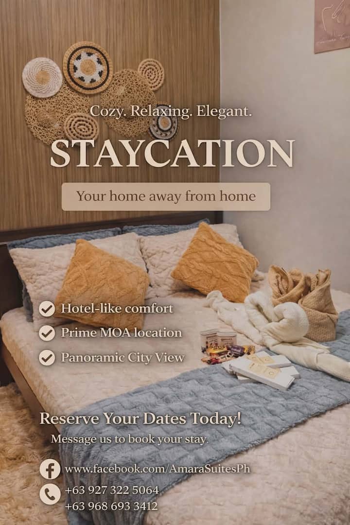 Amara Suites Ph | Penthouse City View At Shore Moa - Pasay