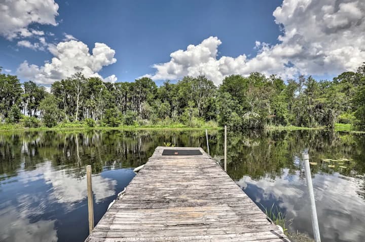 Tranquil Lakehouse With Private Access - Hawthorne, FL