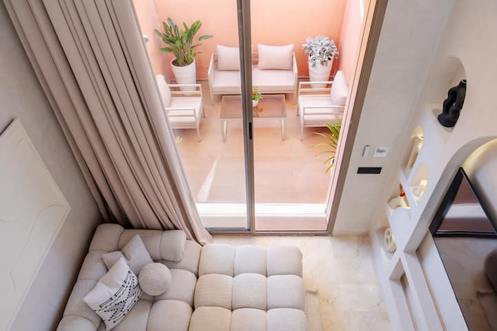 Cozy Luxury Duplex Near Stadium! -Terrace & Pool - Marrakesh