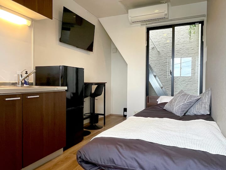福岡空港から徒歩10分/主要エリアへのアクセス抜群/最大3名/無料wi-fi /メゾネットAp - Fukuoka, Japan