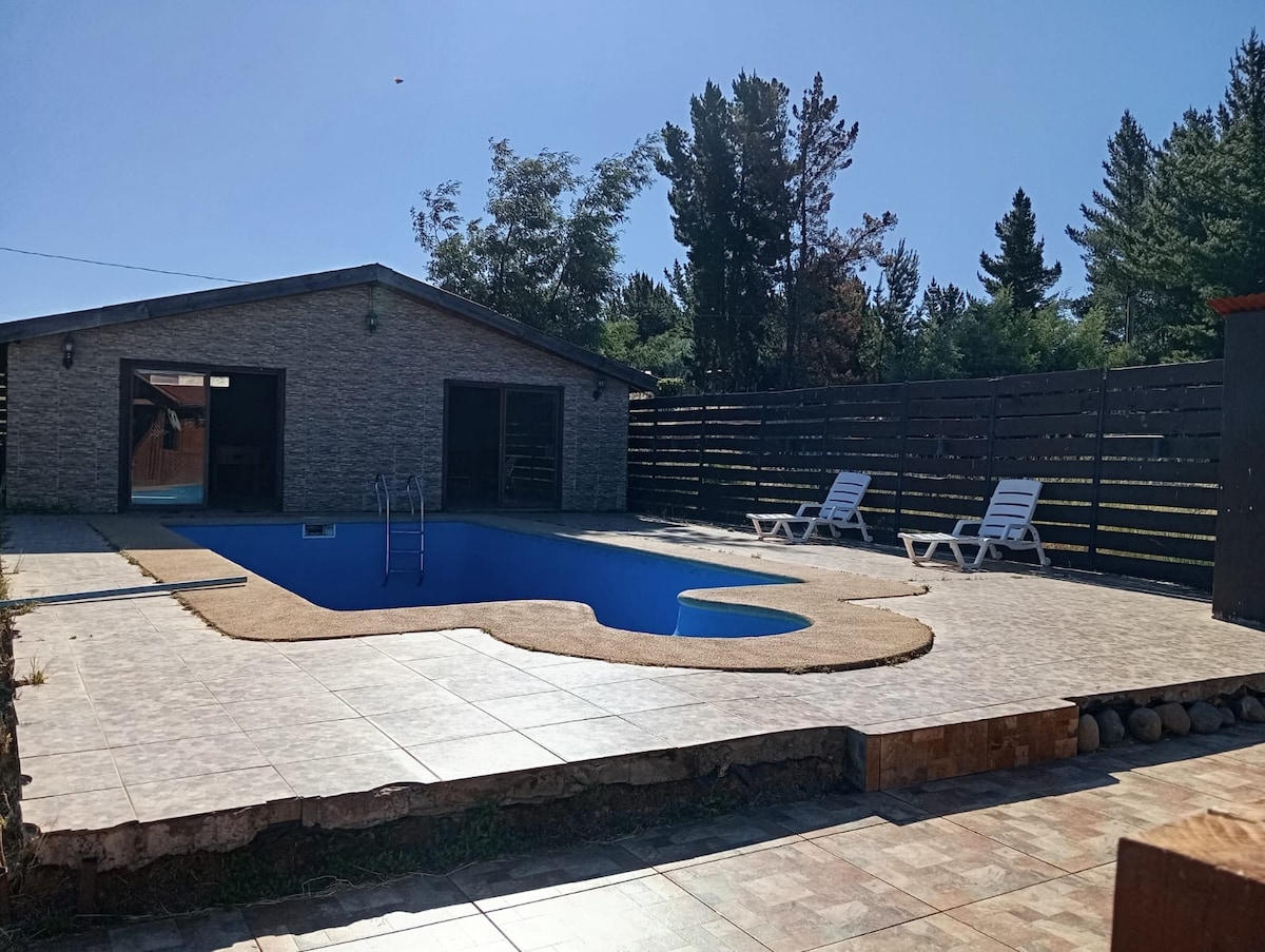 Cabin plus pool near Parque Antu Quillon - Cabins for Rent in Quillón ...