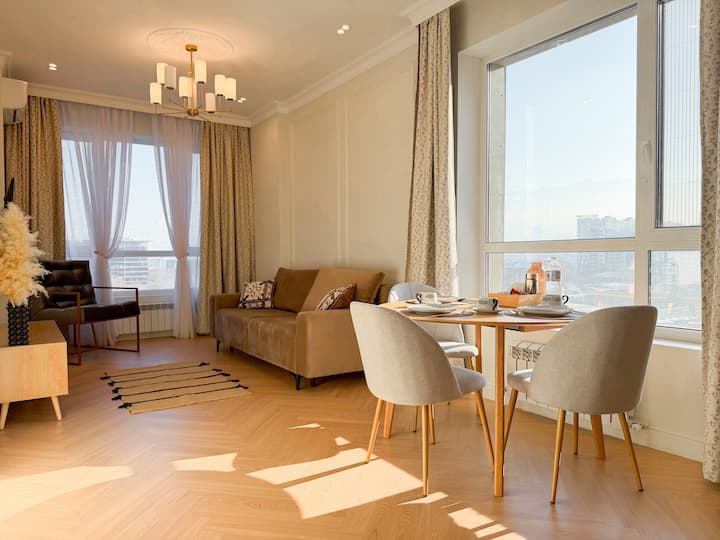 Adt Apartments - Two-roomed Apt In Meridian Arbat - Kazakhstan