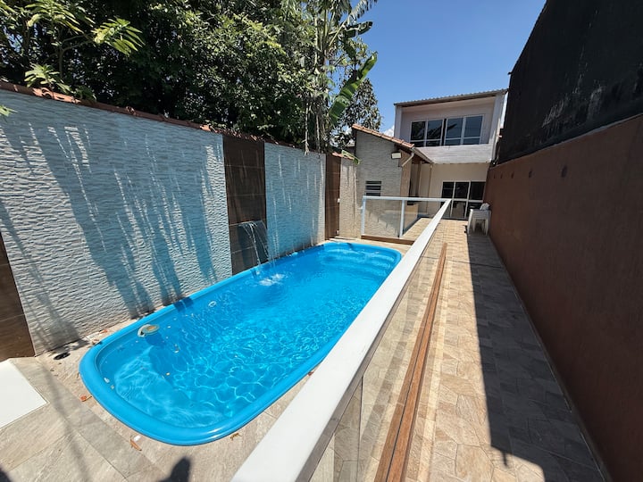 Casa Com Piscina Praia Grande/sp - Com Dormitório - Praia Grande