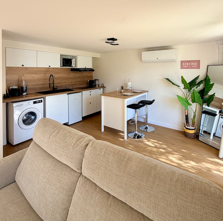 Studio éQuipé Avec Jardin - Calme & Cosy - Tarbes