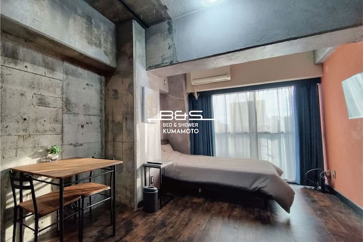 J3【706】上通アーケード、繫華街、熊本城近く無料駐車場付。長期滞在に便利エレベーター付マンション - Kumamoto