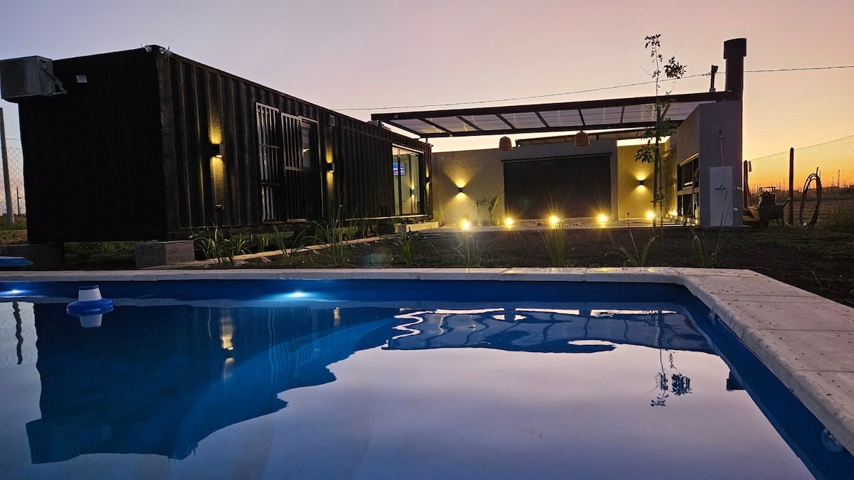 Casa de fin de semana totalmente equipada - Shipping containers for ...