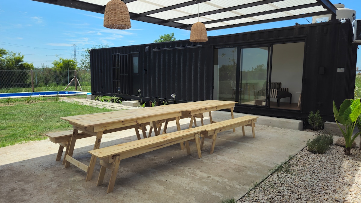 Casa de fin de semana totalmente equipada - Shipping containers for ...