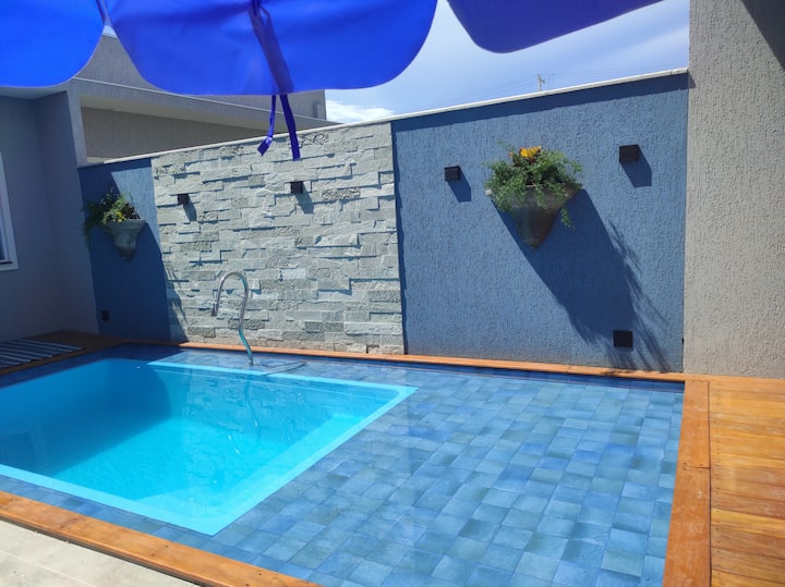 Espetacular Casa Piscina C/deck Molhado E Churrasq - Guaratuba