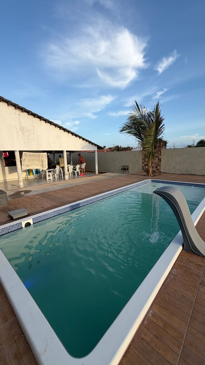 Casa Temporada Luís Correia-piscina, Churrasqueira - Parnaíba