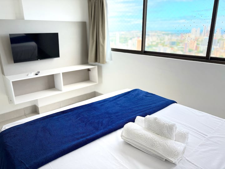 Bcil 3404 - Flat Funcional Com Vista Espetacular - Recife