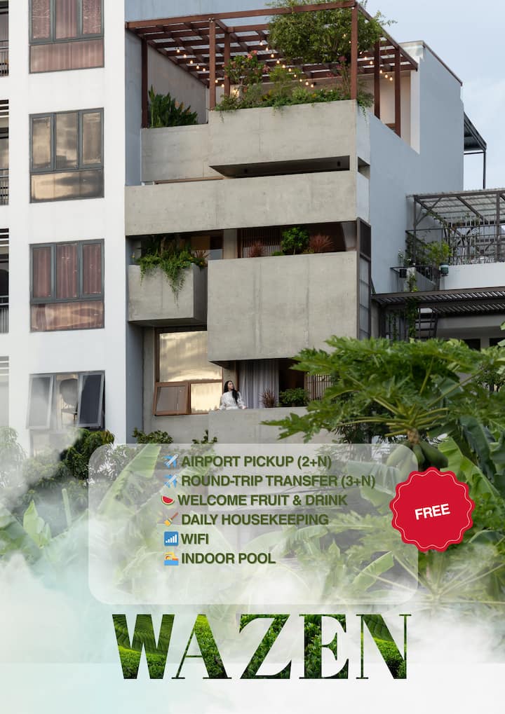 Wabi-sabi Style Villa With 6br | Pool & Elevator - ダナン