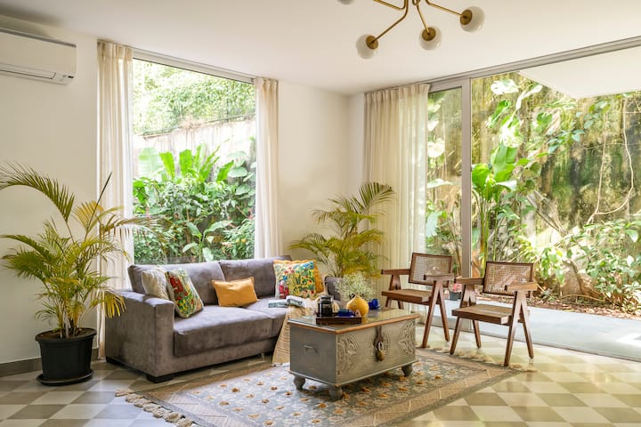 Elrosario Stylish 2bhk With Private Garden - Goa