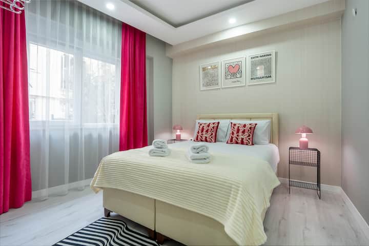 Orange 1br • City Center • Self Check-in - Antalya