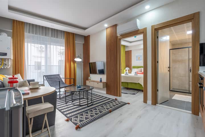Green 1br Quiet Flat /Free Wifi For Digital Nomads - Antalya