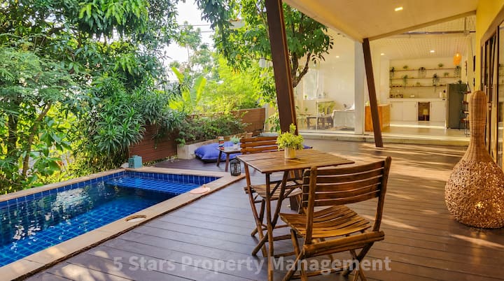 Designer Villa W/ Private Pool & Tropical Garden - Ko Pha-ngan