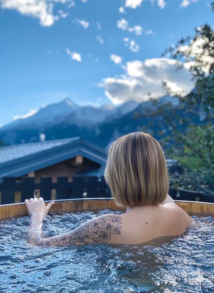 Chalet Riedegg - Sauna & Hot Tub With Alpine Views - Grächen