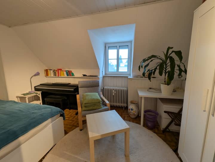 Kleine Dachgeschosswohnung, Ruhig & Im Grünen - Munich