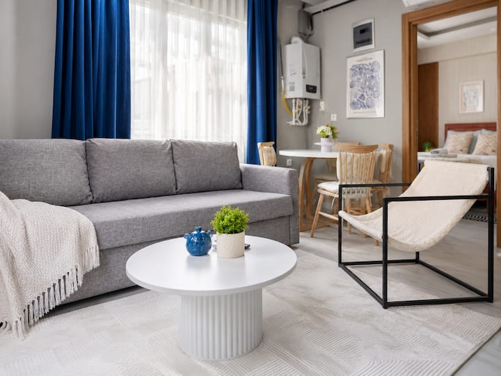 Fresh Lilac 1br | Steps To Malls & Old Town - Antalya