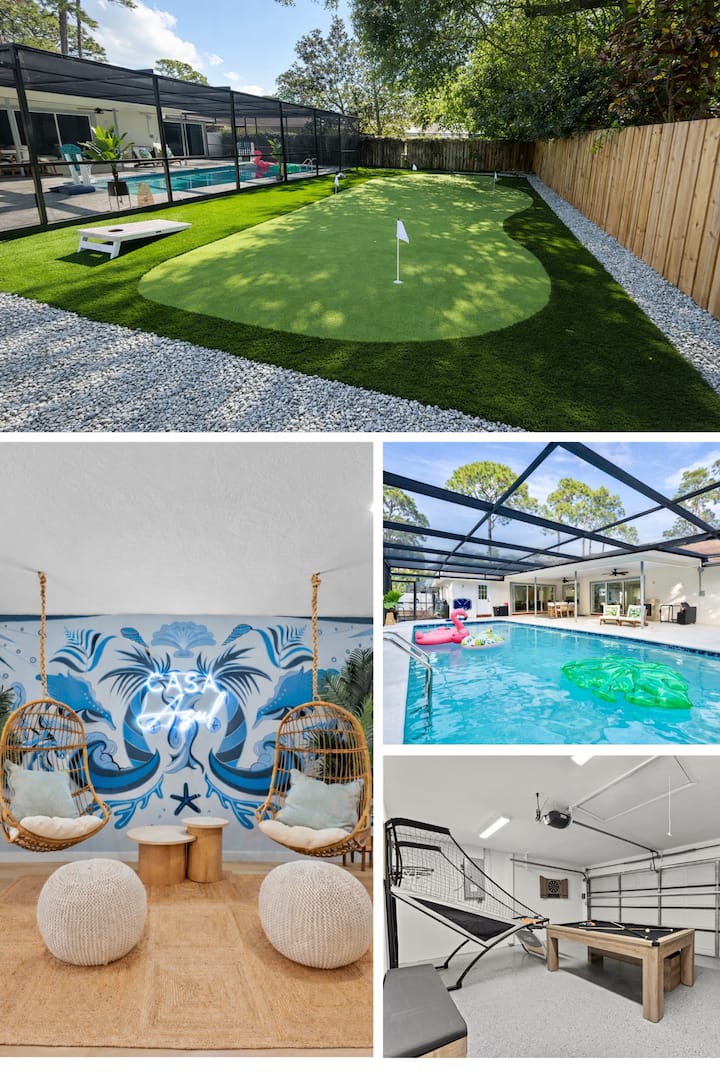 Casa Azul- 4 Br-seminole Hottub/minigolf/gameroom - Indian Rocks Beach, FL