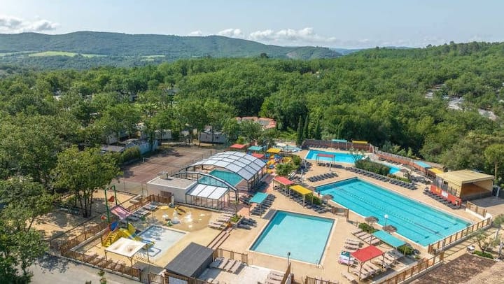 Mobil Home 6 Personnes Domaine De Chaussy 4* - Ruoms