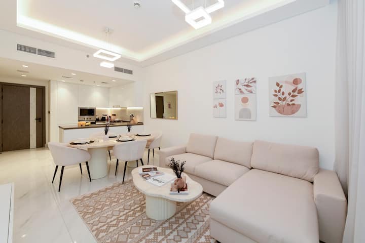 Piscine Privée • Appartement Luxe 2 Chambres - Dubái