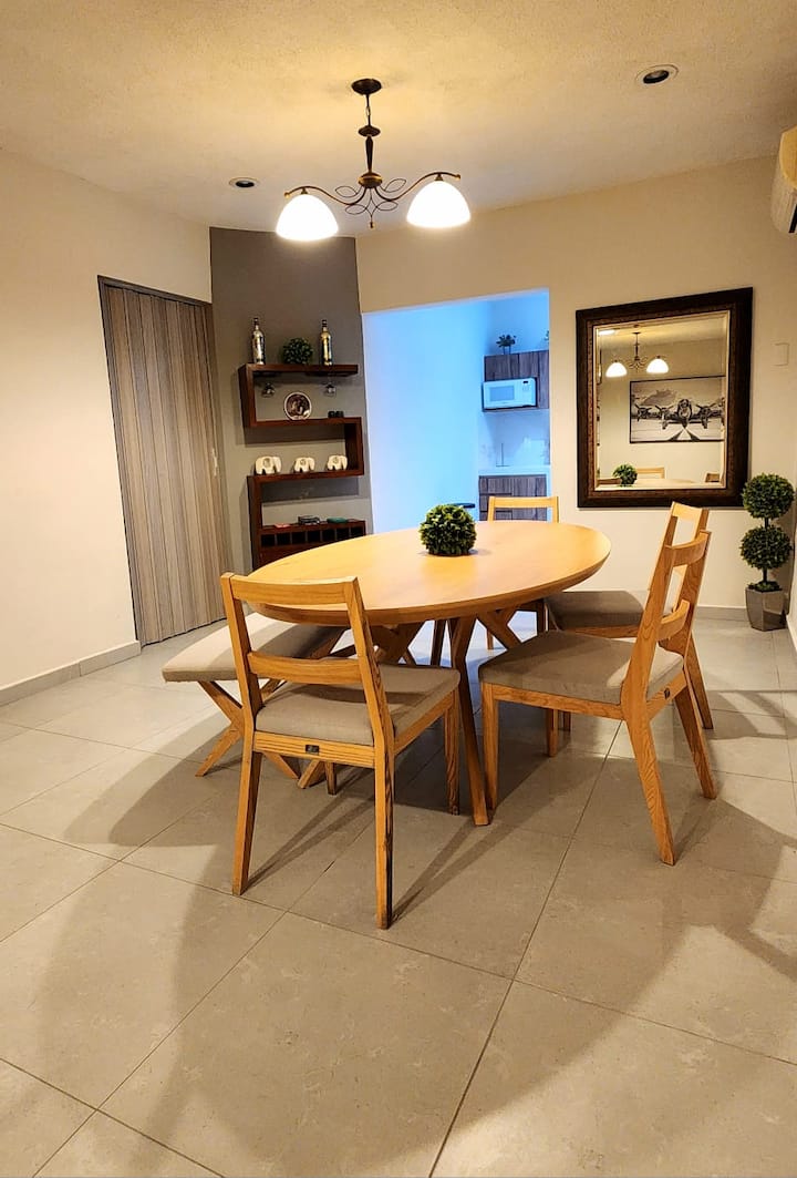 Departamento Nuevo +Céntrico+terraza+ac+2 Hab+est - 탐피코