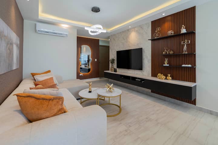 Luxury 3br Retreat With Pool, Gym & City Views - Santo Domingo