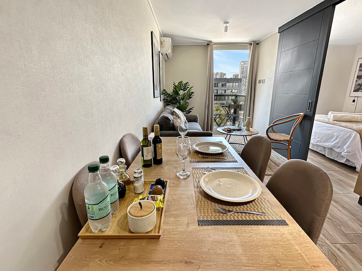 Ac Y Vino De Cortesía · Depto. Premium - Santiago