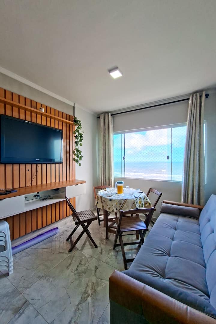 Apartamento-praia Grande, Jardim Real, Pé Na Areia - Praia Grande