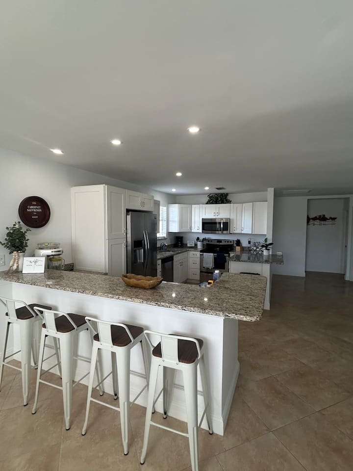 Beach-view Canal Home | 2br/2ba W/ Private Dock - Fort Myers Beach, FL