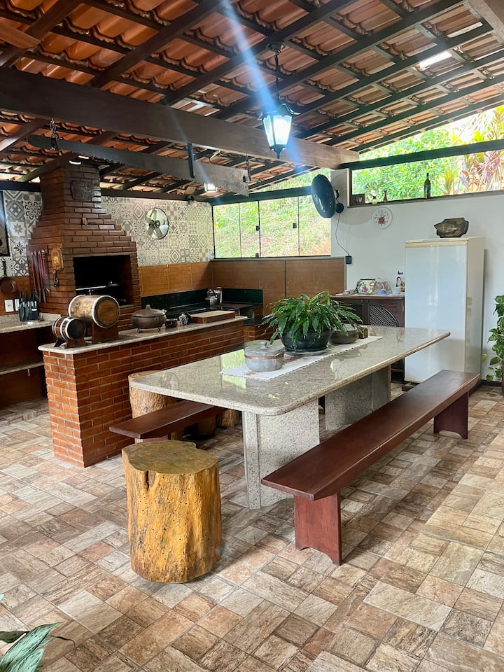 Casa Laje De Pedra - ÁRea Gourmet -Centro Campinho - Domingos Martins