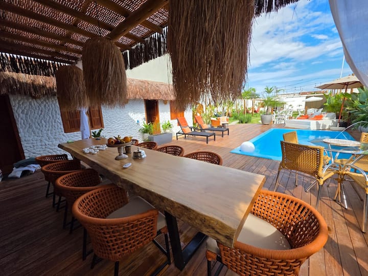 Waves Cabana Vista Mar, Piscina E Jardim - Vila Velha