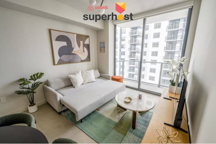 Luxury 1 Master Bedroom In The Crosby #2110 - Miami