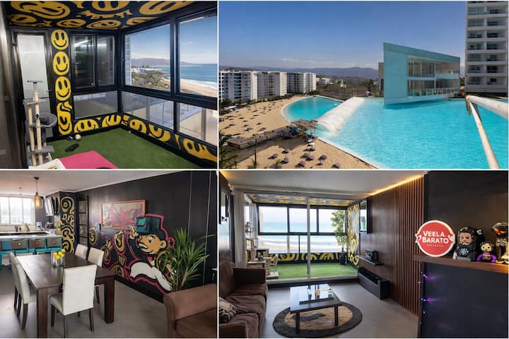 Depto. 3 Hab. Laguna Del Mar (Urban) Vista Al Mar - La Serena