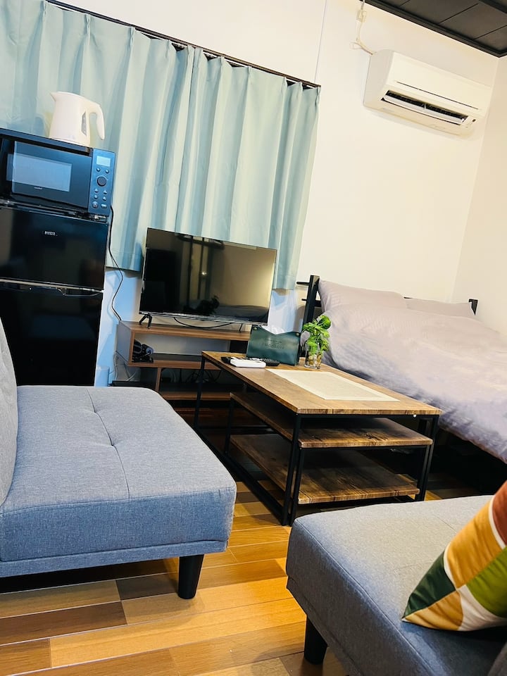 <Ln39>三宮駅徒歩8分、アクセス至便、閑静な住宅街の貸切１ルーム　Owl Court - 고베시