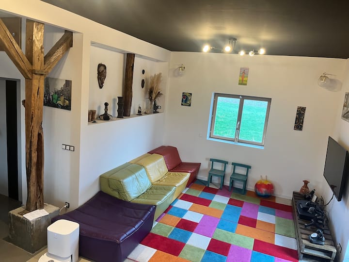 Maison Confortable Et Calme, Toute éQuipée - Dour