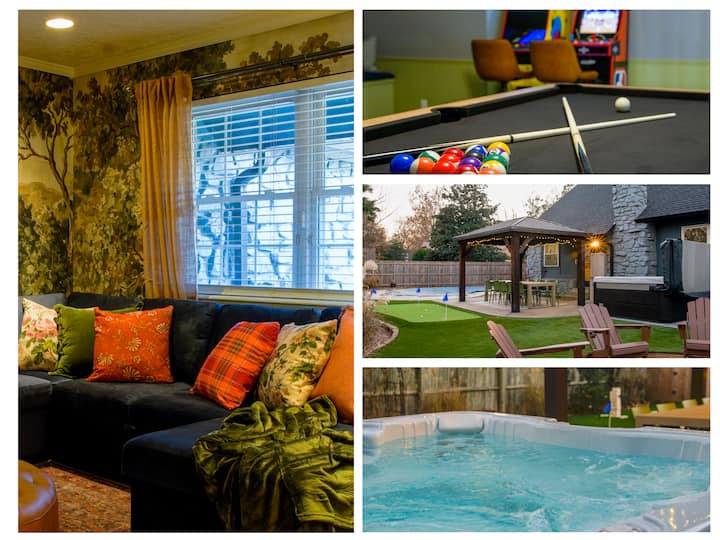 Modern Homestead | Pool, Hot Tub & Game Room Fun! - Tulsa, OK