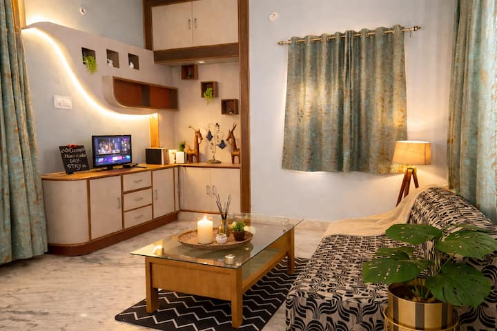 Luxury 1 Bhk Suite•balcony•gym•backup | The Abode - Ranchi