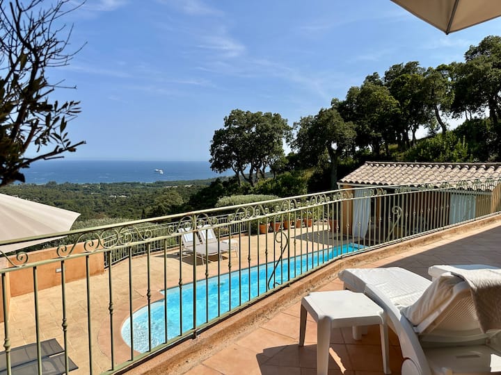 Villa Met Zwembad & Zeezicht Nabij St-tropez (Fr) - La Croix-Valmer