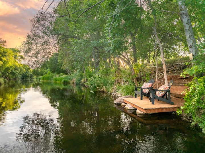 Creekside Retreat + Hot Tub Near Sedona - Page Springs Cellars, Cornville