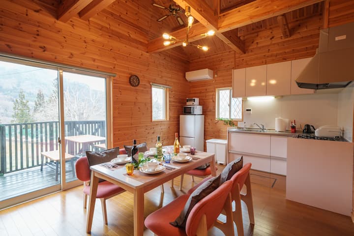 Log Cabin Near Nikko, Oze & Ski Resorts/72㎡/5 Beds - Gunma