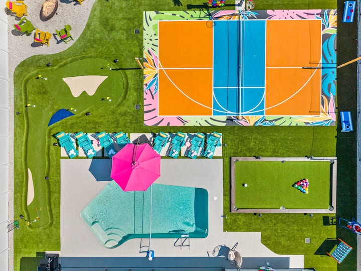 *New 5 Bed- Outdoor Oasis, Heated Pool, Pickleball - 安娜瑪麗亞島