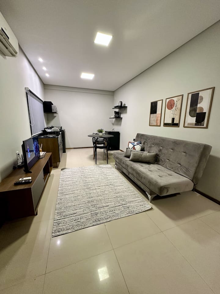Loft1 No Centro - Ideal Para Trabalho E Descanso - Tubarão