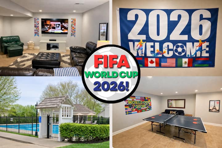 Kansas City World Cup | Family-friendly 4br/4.5 Ba - 캔자스시티